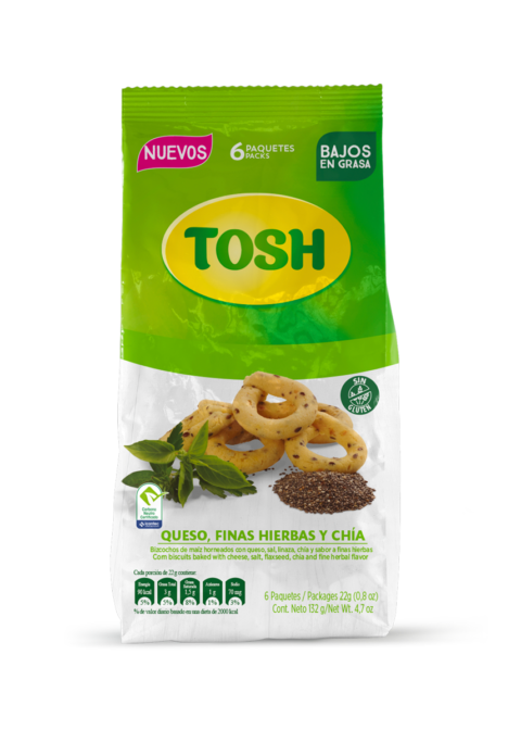 TOSH incursiona en la categoría de Snacks saludables - Revista MJ